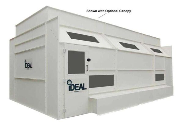 Ideal side down draft paint booth – AUTOLIFTS