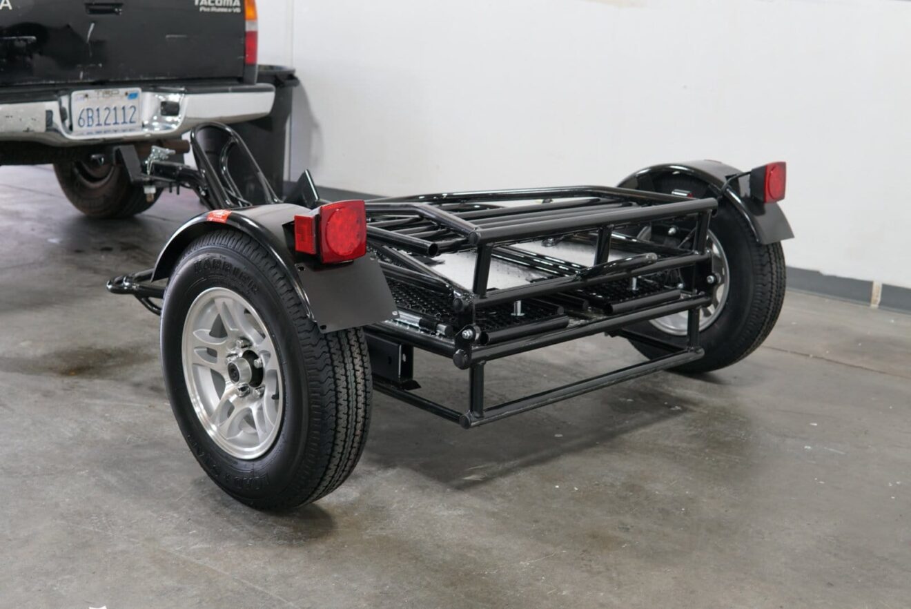 Alpha Sport Single Ride-Up Folding Motorcycle Trailer – AUTOLIFTS