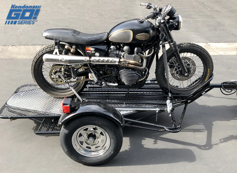 Go! Series Single Rail Ride-Up Folding Motorcycle Trailer – AUTOLIFTS